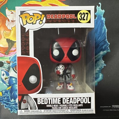 Funko Pop! Marvel: Deadpool - Bedtime Deadpool in Robe #327 W ...