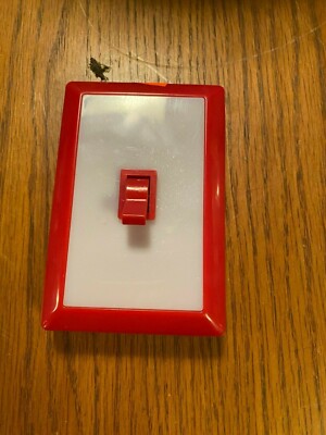 RED ---LIGHT SWITCH ---NIGHT LIGHT | eBay