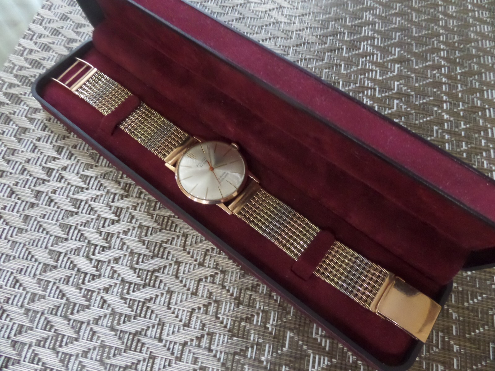 Vintage Soviet Poljot 14k(583) rose gold watch on 14k (583) tri color ...