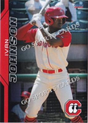 2023 Chattanooga Lookouts Ivan Johnson RC Rookie Cincinnati Reds Minor ...
