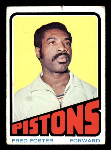 1972 Topps Basketball #66 Fred Foster GD *e1 | eBay