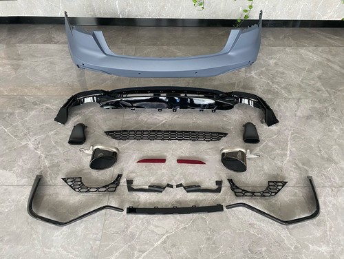 Primed Car Rear Bumper Cover Body kit For 19-22 Audi A6 Modification ...