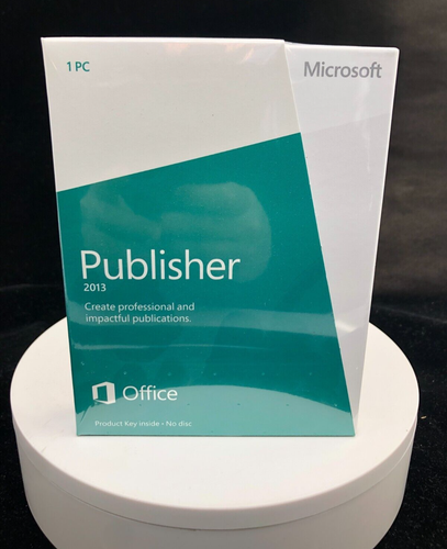 Brand NEW Microsoft Publisher 2013 Product Key Card - 164-06987 - No ...