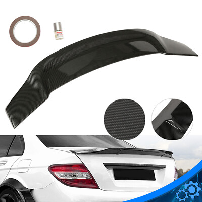 Carbon Fiber Style Duckbill Trunk Spoiler For Mercedes Benz W204 C250 ...