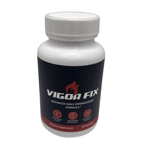 Vigor Fix Male Enhancement Supplement 60 Capsules Energy Stamina Exp 03 ...