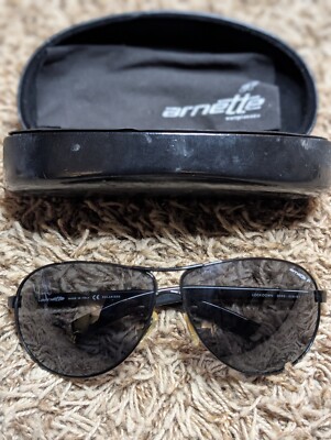 Vintage Arnette Aviator Lockdown Black On Black | eBay