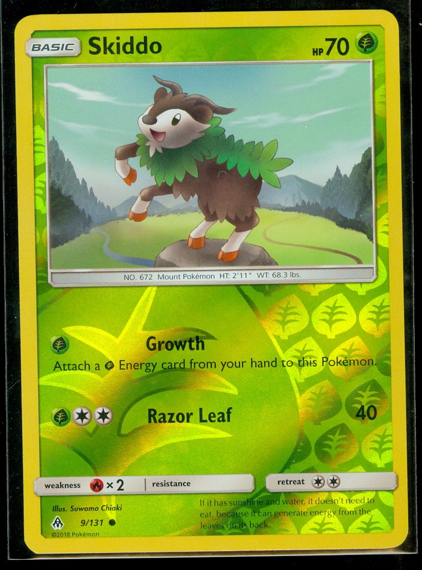 Pokemon SKIDDO 9/131 - Forbidden Light - Rev Holo - MINT | eBay
