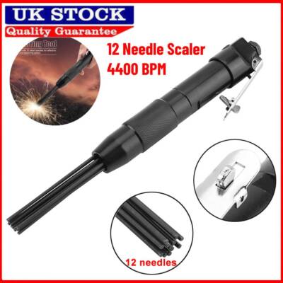 Air Descaler Needle Gun Kit Fits Air Hammer Removes Paint Rust 12 ...