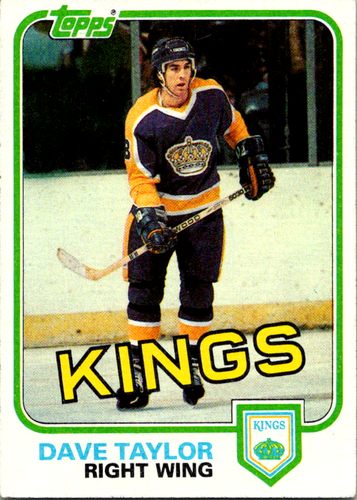 Dave Taylor 1981 Topps #40 Los Angeles Kings | eBay