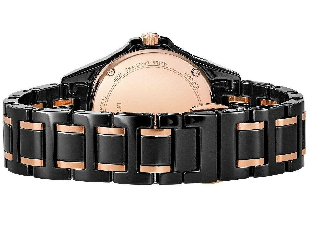 BULOVA 98R242 Marine Star Mother of Pearl Dial Diamond Ceramic Band ...