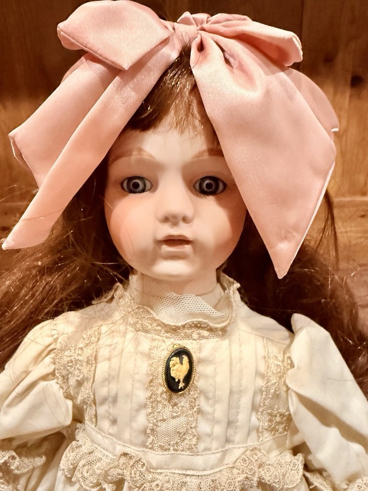 1984 Schmid Howard Kaplan Line Porcelain 19” Doll French Country Store ...