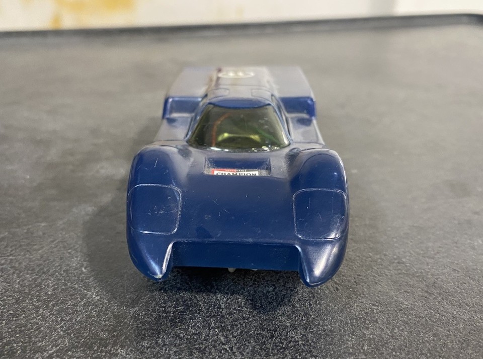Vintage 1967 Eldon Ford J #1350-12 Slot Car 1/32 Scale Blue #11 ...