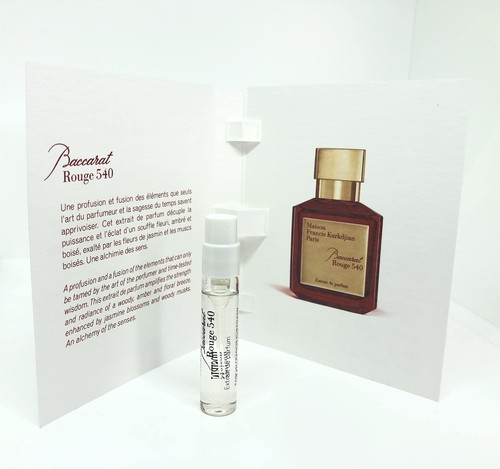 Baccarat Rouge 540 EXTRAIT de Parfum Vial Sample Spray 2ml/ 0.06oz New ...