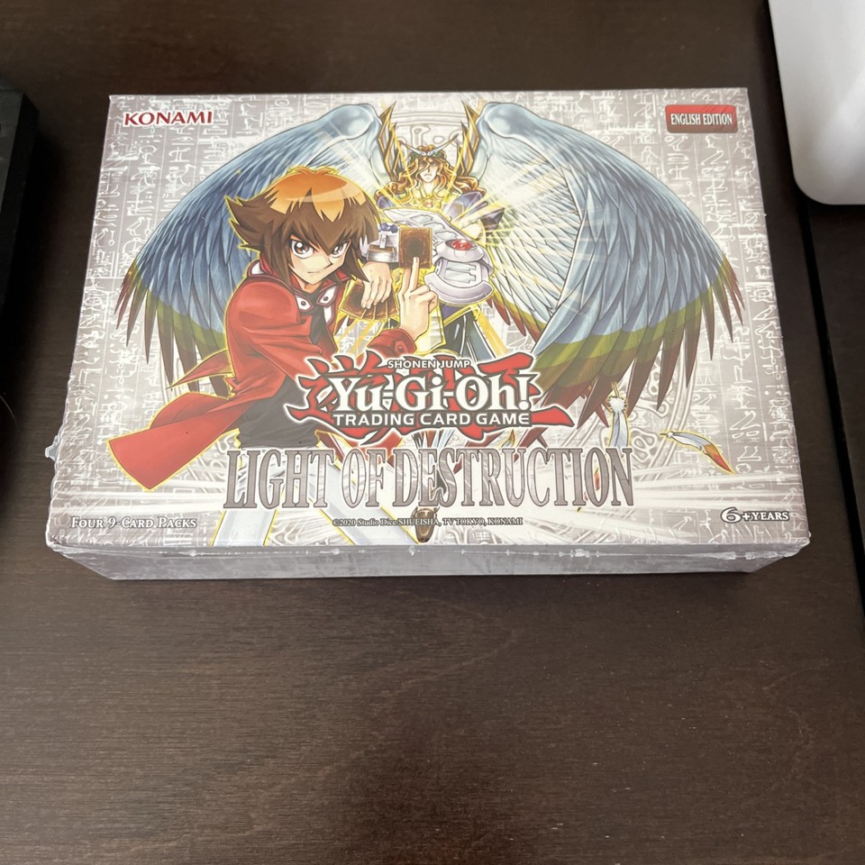 YuGiOh! Light of Destruction SEALED 4-Pack Mini Booster Box English ...