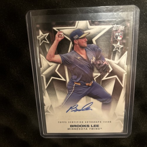 2025 Topps Series 1 Brooks Lee Baseball Stars Auto Rookie RC Twins | eBay