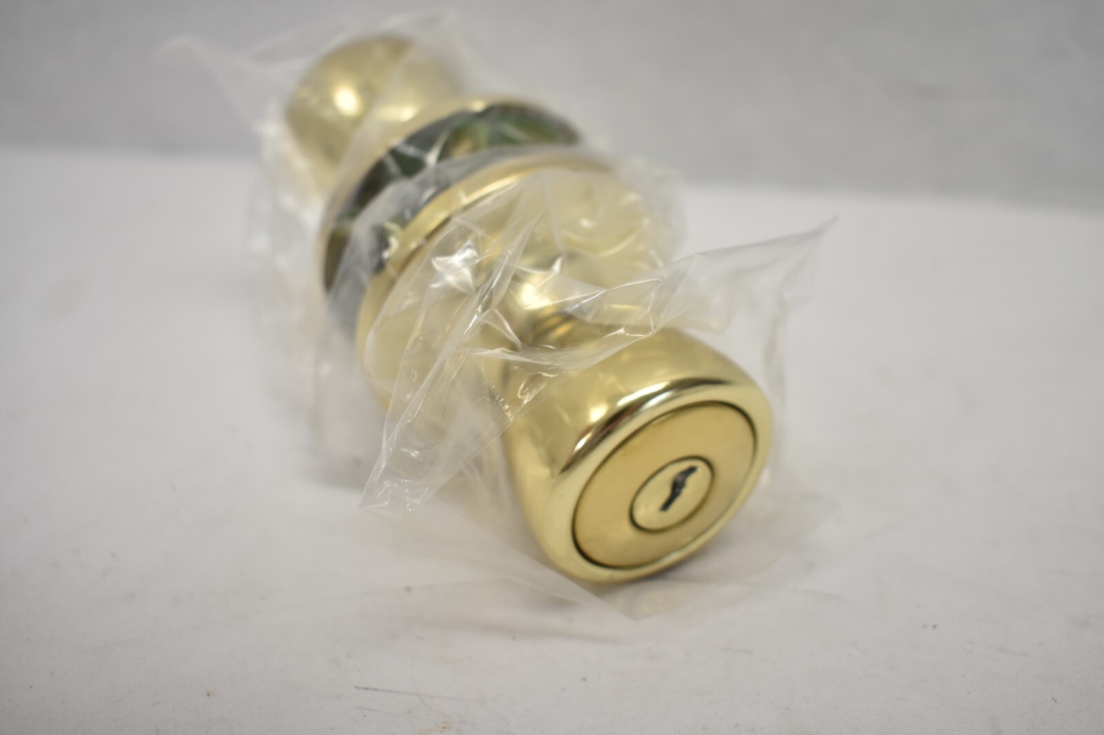 MFS Supply Polished Brass Entry Lock w Keys 76667 Hardware Pack Door ...