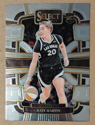 2024 Panini Select WNBA Kate Martin Rookie #22 Concourse Las Vegas Aces ...