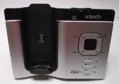 VTECH DS6621 SILVER BLACK DECT 6.0 PHONE BASE STATION WITH ANSWERING ...