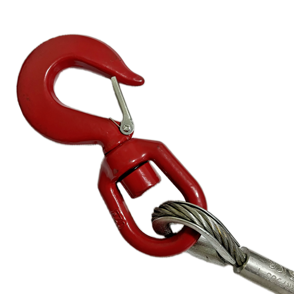 8MM Winch Wire Rope Recovery Winch Cable 8mm Dia With Swivel Hook ...