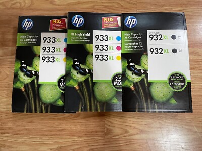 HP High Capacity Ink Cartridges 933 XL and 932 XL | eBay