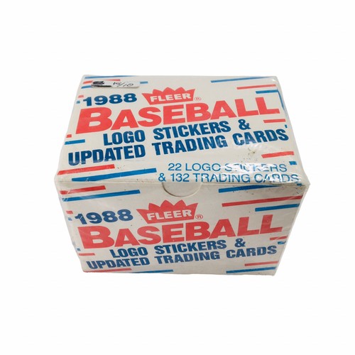 1988 Fleer MLB Baseball Logo Stickers & Updated Trading Cards Set ...