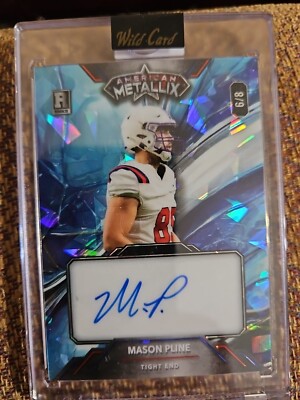 6/8 Mason Pline 2023 Wild Card American Metallix Rookie Auto 49ers ...