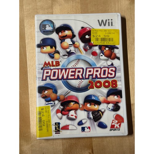 MLB Power Pros 2008 Wii Game Baseball Sports 2K Complete | eBay