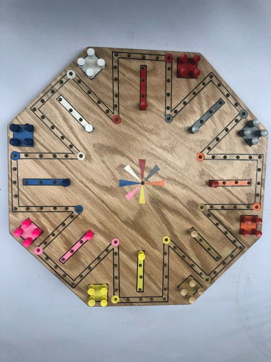 Aggravation Board Game Custom Classic Wood Aggravation Game Set: