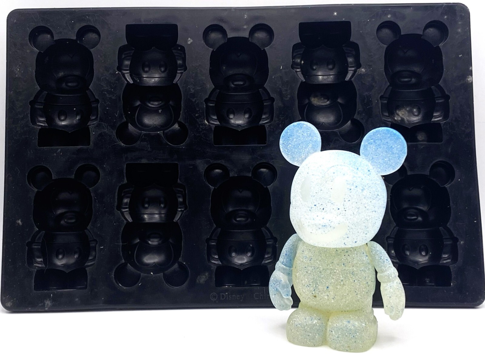 DISNEY Vinylmation PARK SET 1 - ICE CUBE TRAY & ICE MICKEY MOUSE with ...