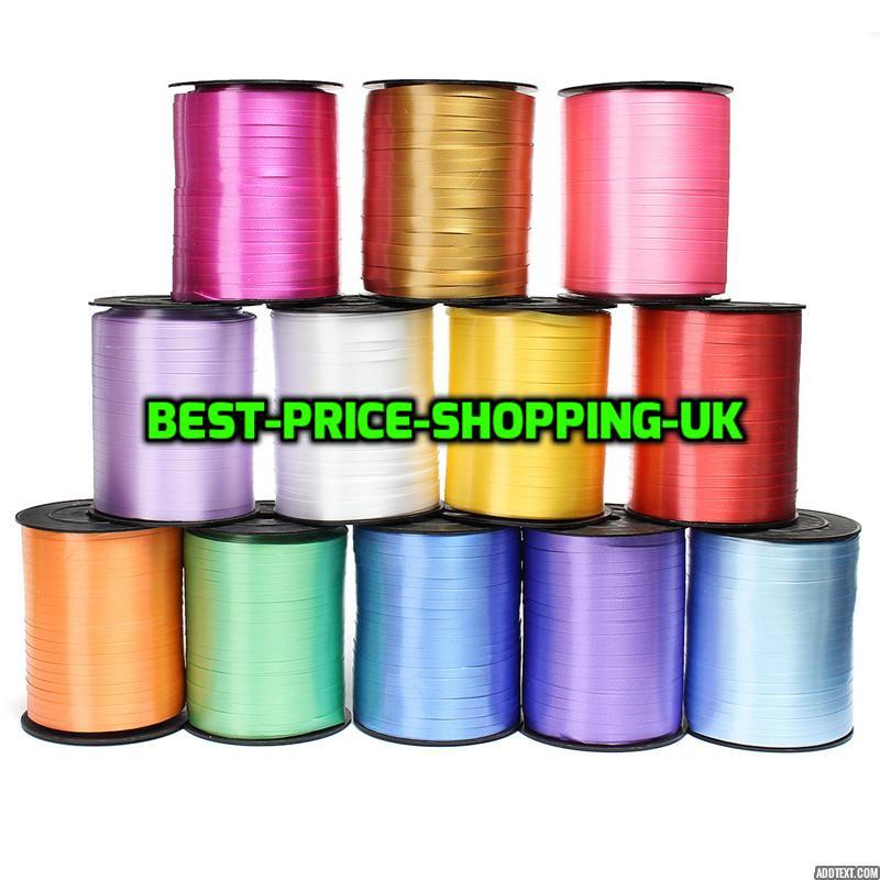 100 Metres Balloons String tie Curling Ribbons Colours Baloon Ribon ...