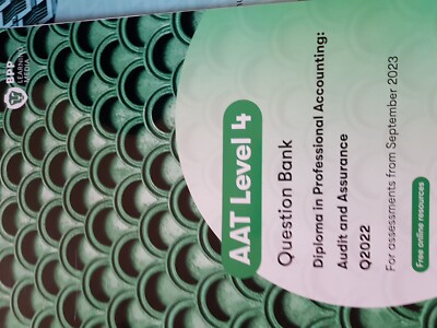 AAT Level 4 BPP Audit And Assurance Question Bank NEW | eBay UK