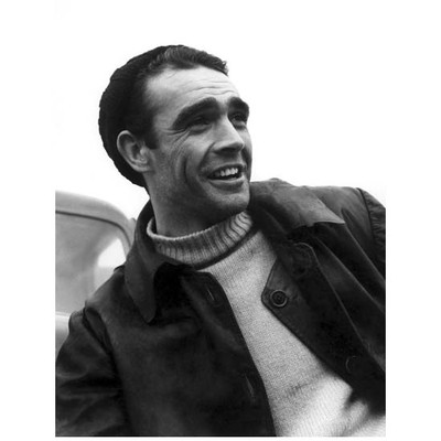 Sean Connery Close Up Leaning on Car with Big Smile 8 x 10 Inch Photo ...