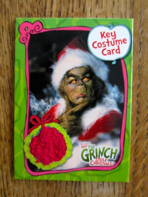 Grinch Key Costume Card CC1 from Movie | eBay