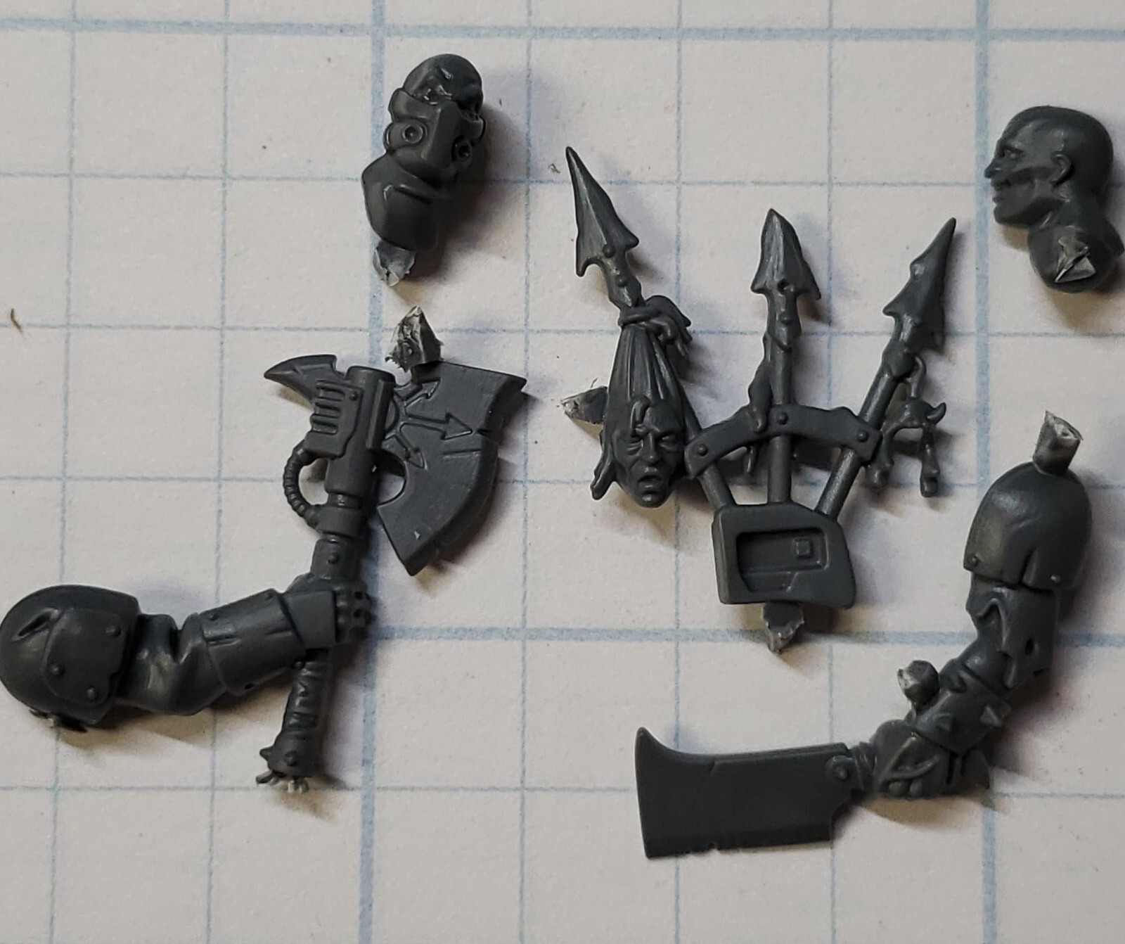 Warhammer 40k Kill Team Bits Blooded Traitor Guard Butcher w/Axe ...