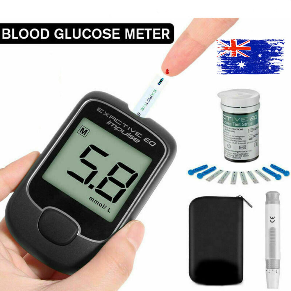 Blood Glucose Monitor Diabetes Testing Blood Sugar Meter With 50 Test ...