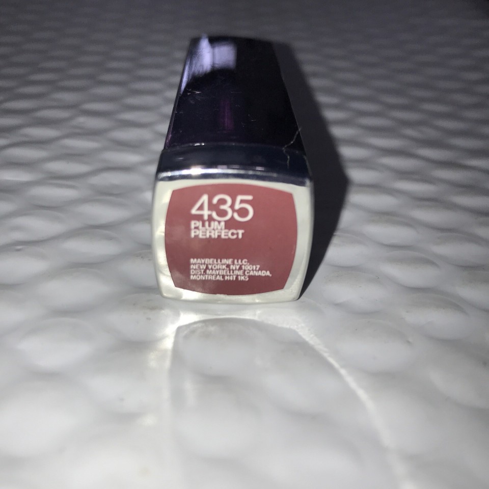 MAYBELLINE Color Sensational Lipstick 435 PLUM PERFECT unsealed NWOB FLAW | eBay
