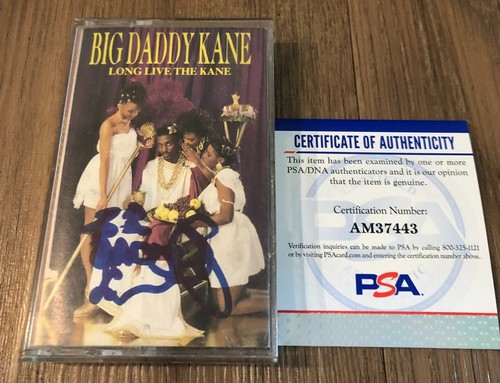 Big Daddy Kane Long Live The Kane Signed Cassette Tape PSA RARE A Cover ...