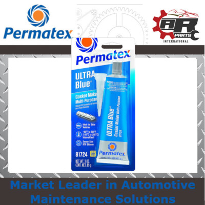 Permatex - Ultra Blue - RTV Silicone Gasker Maker Sealant - 3.35oz ...