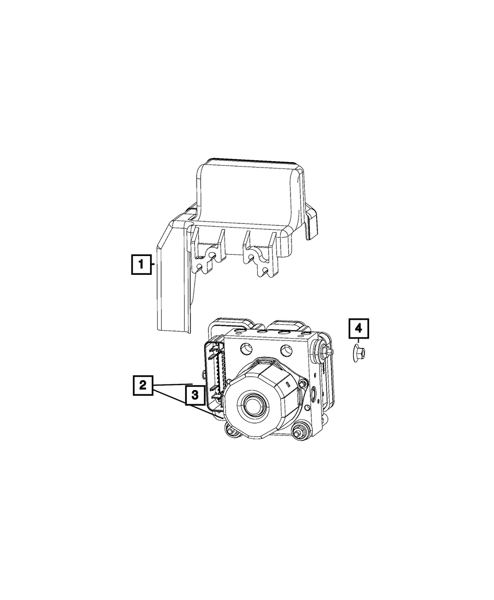 Genuine Mopar Anti-Lock Brake System Module 68599970AA | eBay