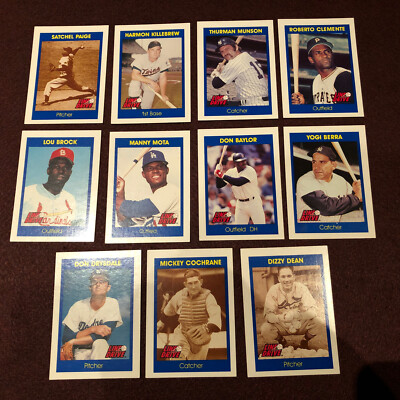 1991 Line Drive CURTIS IMPEL Clemente Paige Munson Berra Brock ...