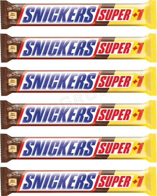 6 SNICKERS Chocolate Bars European Candy Snacks Treats 112.5g 3.9oz | eBay