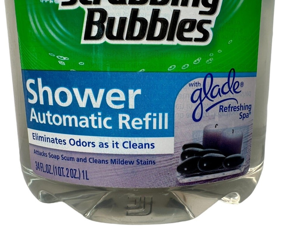 Scrubbing Bubbles Automatic Shower Cleaner Refill Glade Refreshing Spa ...