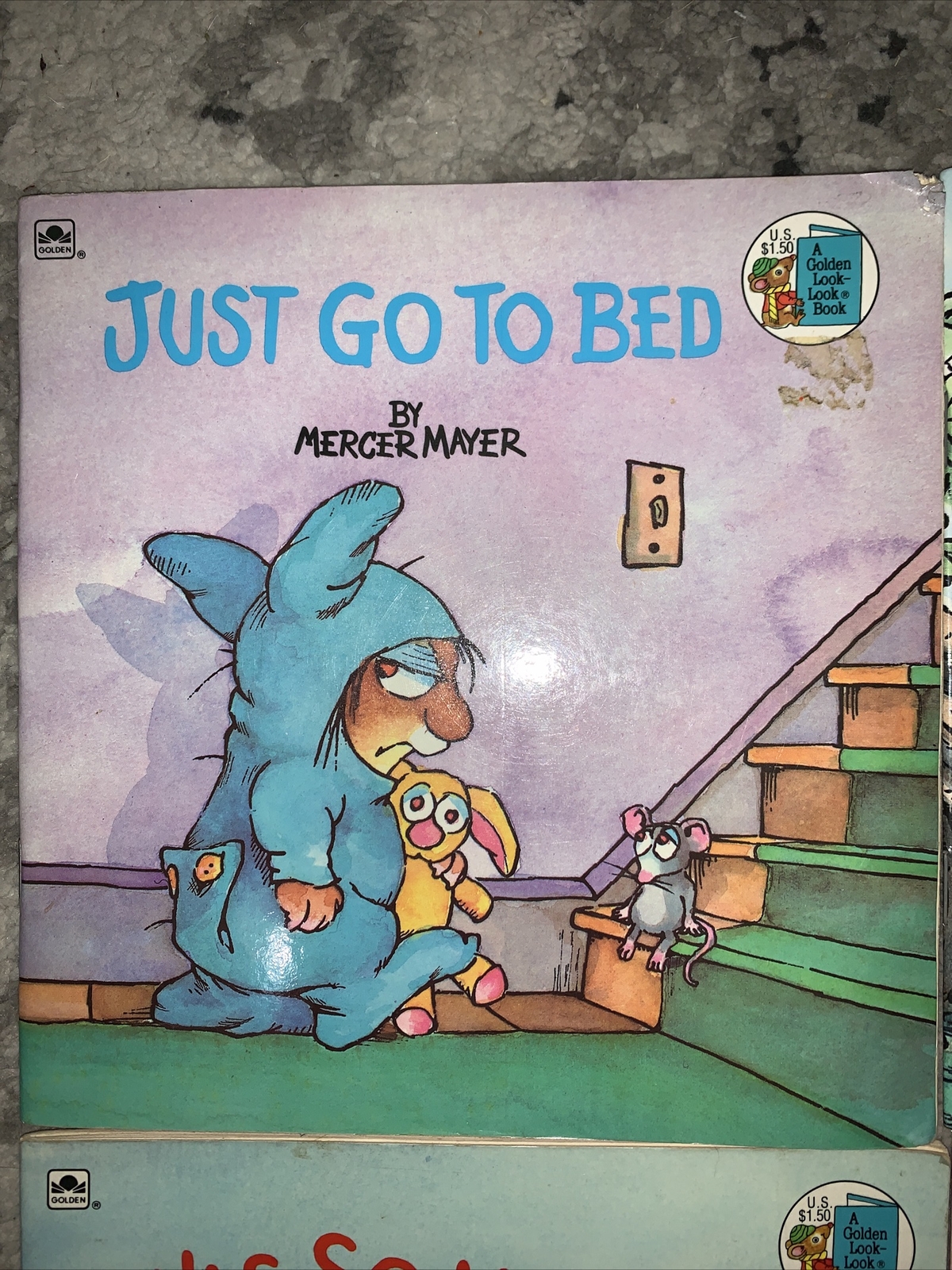 Vintage LITTLE MONSTER Book Lot Of 4 Mercer Mayer (1978) Golden Look ...