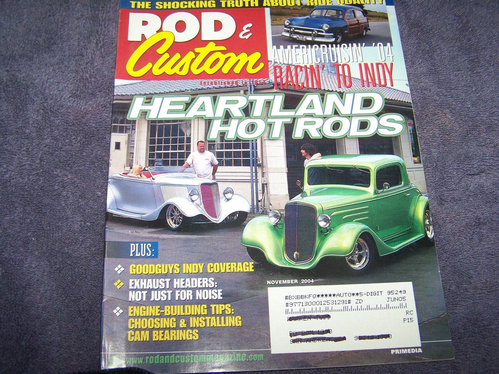 Rod & Customs Magazine, Hot Rod,Rat Rod.Back Issue Nov.2004 | eBay