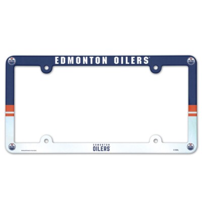 Edmonton Oilers Wincraft NHL Poly License Plate Frame | eBay
