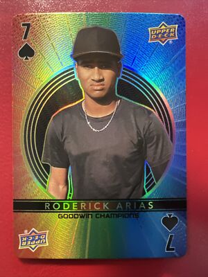 2020 Upper Deck Goodwin Champions Roderick Arias Playing Card | eBay