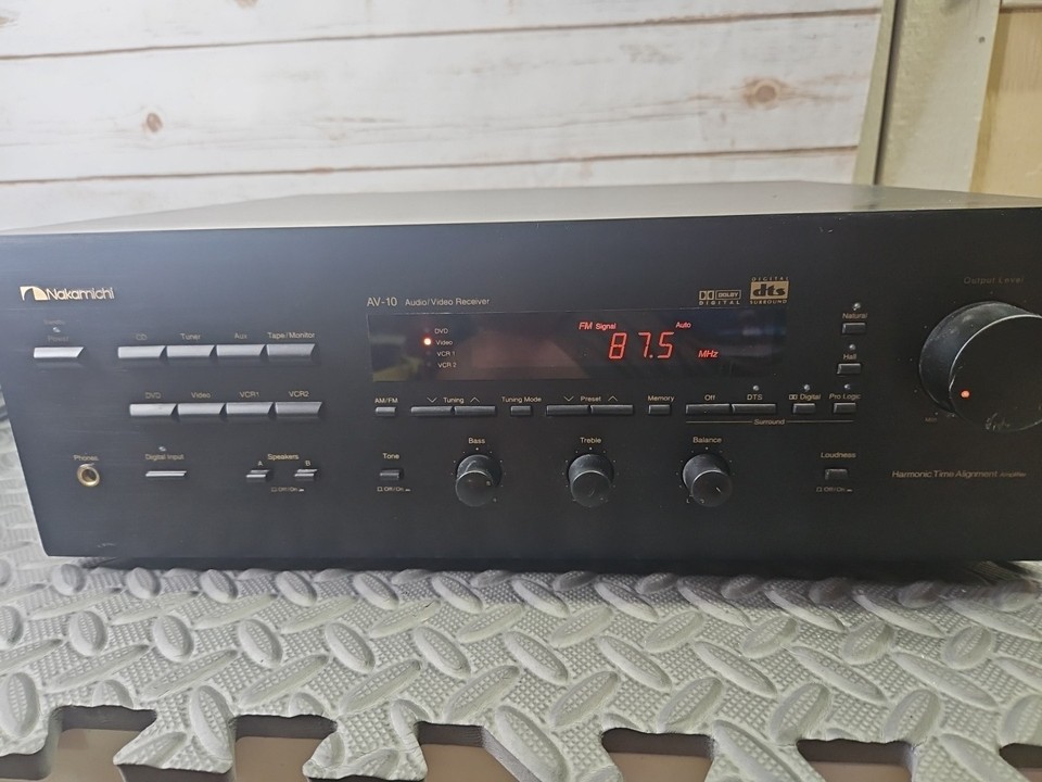 Nakamichi AV-10 Audio Video stereo Receiver 120V | eBay