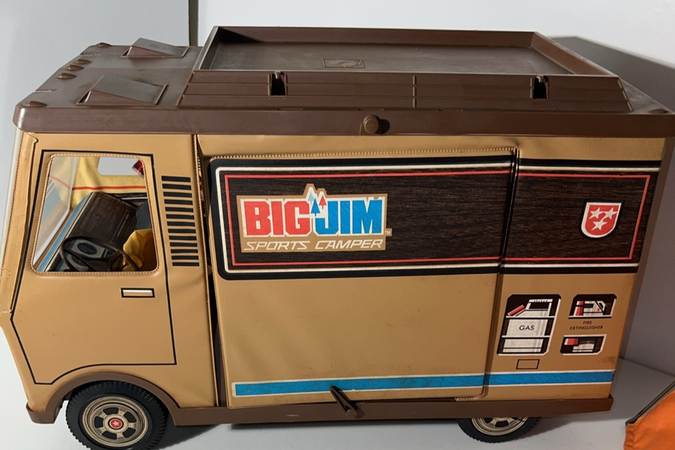 1972 Mattel Big Jim Sports Camper Jim Cycle Clothing Camping Sports ...