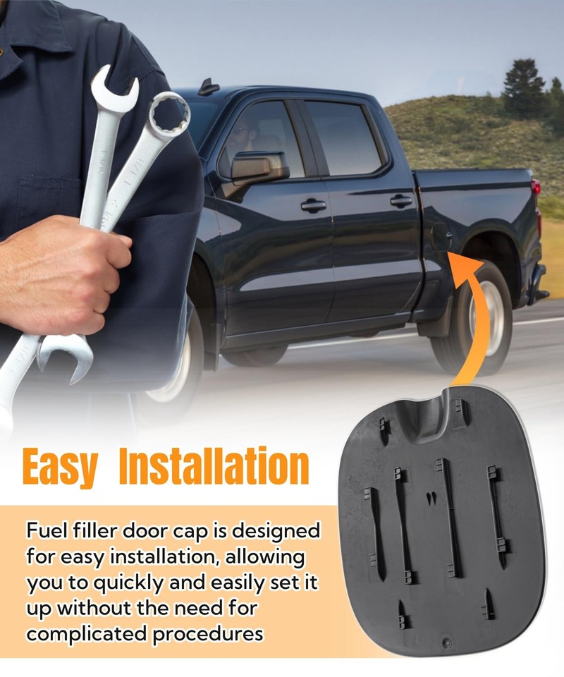 84745968 gas tank door cover fits for 2019-2024 chevrolet silverado ...