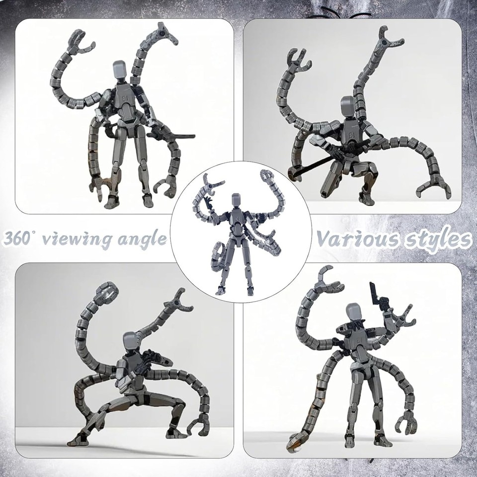 T13 Action Figure, Action Figure, with 12 Accessories Points Cool ...